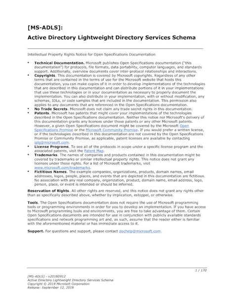 Pdf Ms Adls Active Directory Lightweight Directory Services Schema
