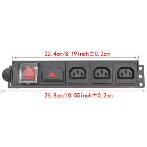 PDU Power Strip Distribution Unit A W C Socket Ways Output C PLUG Power Strip