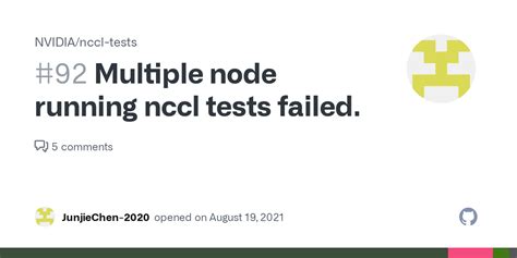 Multiple Node Running Nccl Tests Failed Issue 92 NVIDIA Nccl
