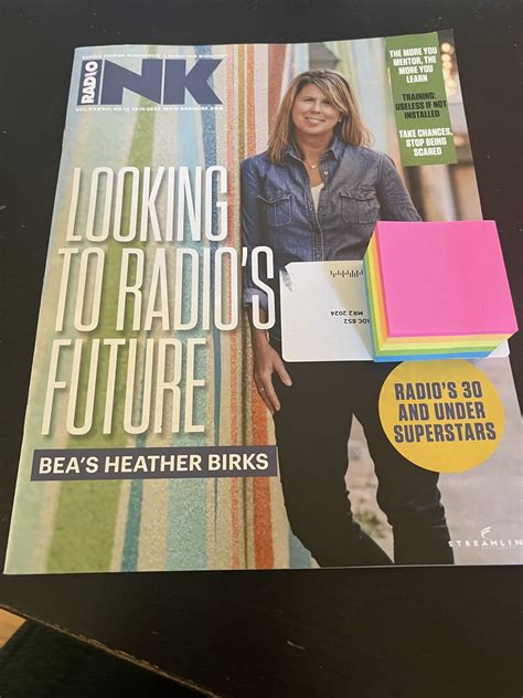 Getting My Copy Of Radio Ink Magazine In The Mail Is Always A Thrill