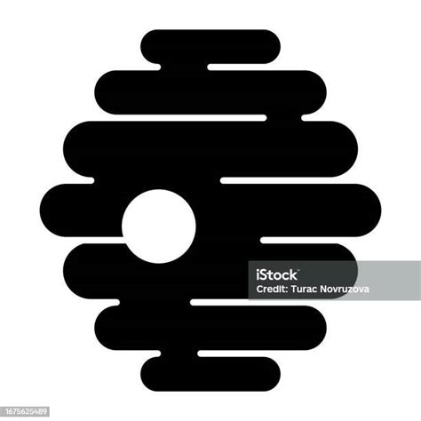 천연 벌집 단단한 아이콘 꿀 개념 꿀벌 또는 말벌의 둥지 기호 글리프 스타일의 모바일 개념 웹 디자인의 꿀벌 집 하이브 아이콘 벡터 그래픽 호박벌집에 대한 스톡 벡터 아트