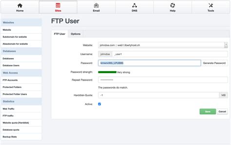 How Do I Create Ftp Accounts Liberty Host Help Center