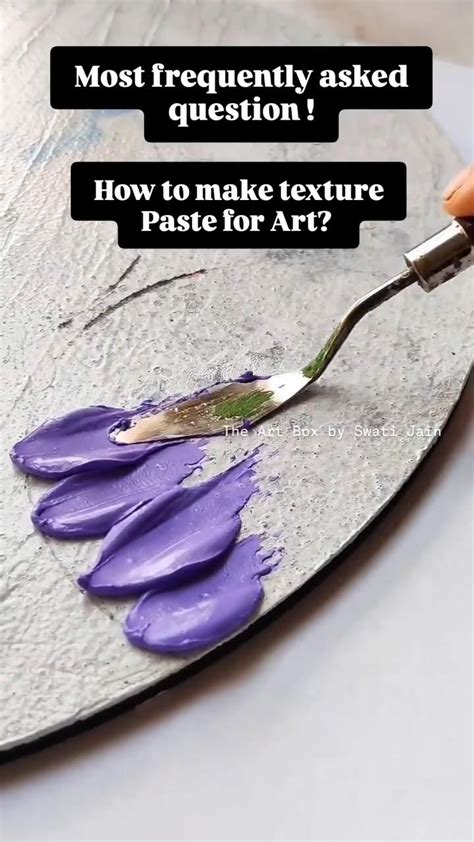 How To Make Diy Texture Paste Artofit How To Make Diy Texture Paste Artofit