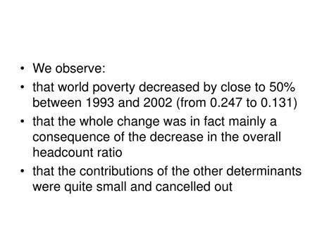 Ppt Decomposing Variations In The Watts Multidimensional Poverty Index Powerpoint Presentation
