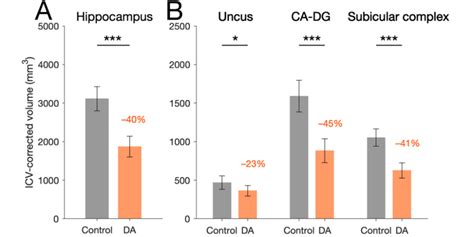 Volume Of The Hippocampus And Its Subregions Volume Of The Hippocampus