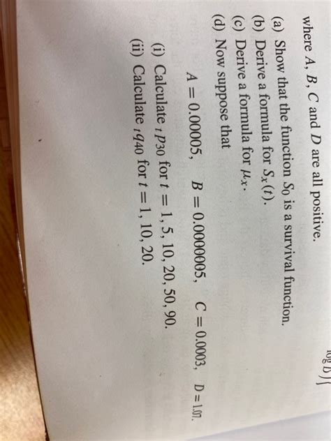 Solved Pgdn 36 Survival Models 28 Exercises Exercise 21