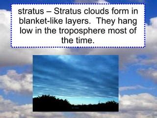 Types Of Clouds Ppt
