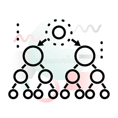 Concept Icon Of Business Structure With Abstract Background Stock Vector Illustration Of