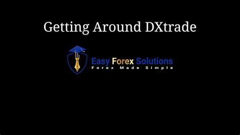 Getting Around Dxtrade Youtube