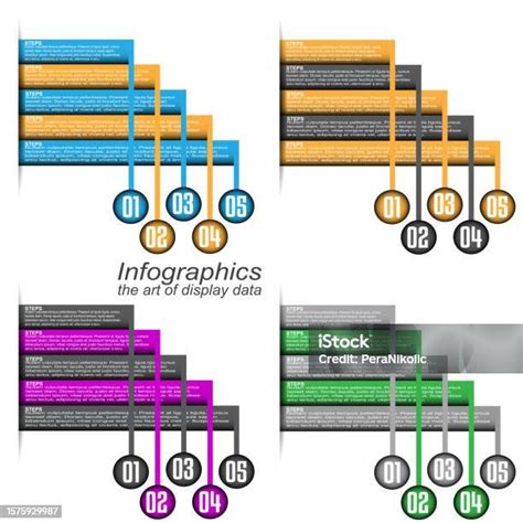 컬렉션 인포그래픽 디자인 템플릿입니다 정보 순위 및 통계를 표시하는 아이디어 0명에 대한 스톡 벡터 아트 및 기타 이미지 0명 개발 계획 Istock