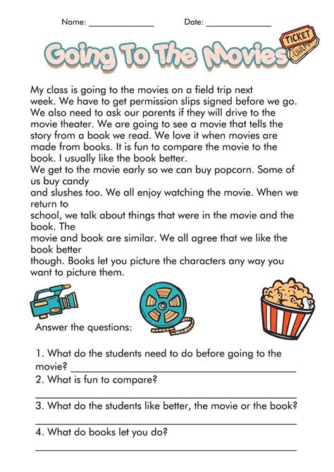 15 Short Reading Comprehension Worksheets 3rd Grade | 3rd grade reading ...