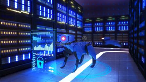 Securing Network Firewall Computer Data Protection And Information Security Concept Stock