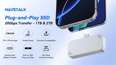 Wavetalk Your 20gbps Plug And Play Ssd For Fast Easy Storage