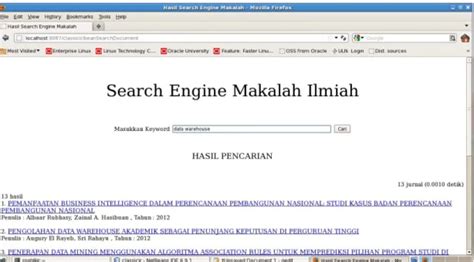 Pemerolehan Informasi Menggunakan Inverted Index Dengan Struktur Data