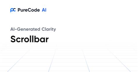 Build Great Clarity Scrollbar Components Faster Using Ai Tools