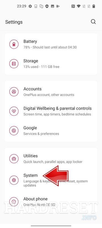 Reset Network Settings OnePlus Nord CE G How To HardReset Info