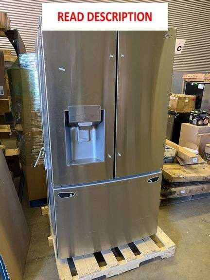Lg Thinq Refrigerator Model Lhfs28xbs Matthews Auctioneers