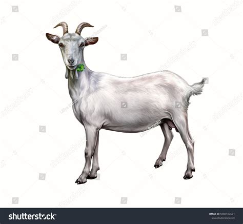 Realistic Goat Drawing