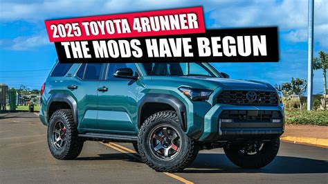 2025 Toyota 4runner Enthusiasts Are Already Rolling Out Bold Mods