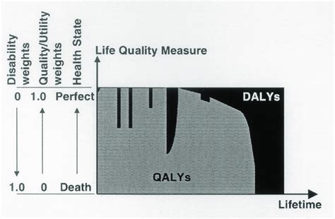 Graphical Illustration Of Daly And Qaly Metrics Source Hofstetter And Download Scientific