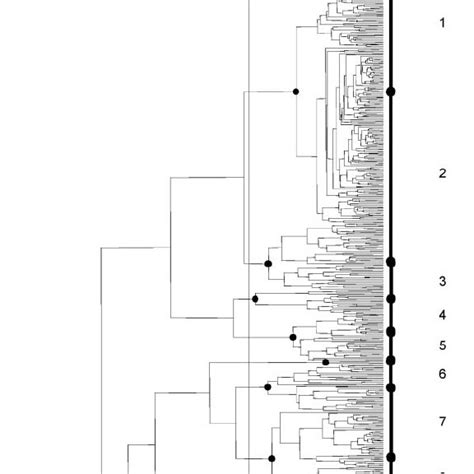 Dendrogram Showing Relationship Of Peptide Binding Profiles Peptide
