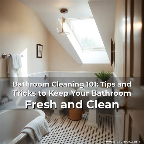 Bathroom Cleaning 101 Tips And Tricks To Keep Your Bathroom Fresh And