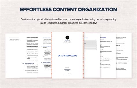 Interview Guide Template In Word Download