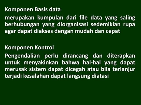Komponen Sistem Informasi Pptx