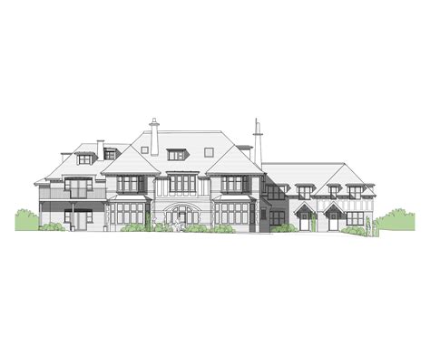 Exterior Elevations Middle Chine View