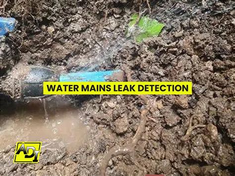 Water Main Supply Pipe Leak Detection Detecting Water Mains Leaks