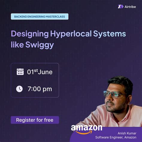 airtribe on linkedin backenddevelopment systems engineering swiggy