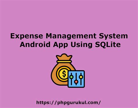 Expense Management System Andorid App Phpgurukul