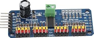 Amazon PCA PWM Servo Driver Channel Motor Drive Board Module IIC Interface For Robot