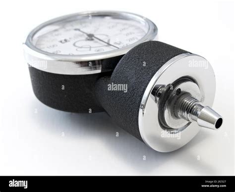 Manometer Tool Detail Medicinally Medical Closeup Technical Black Stock Photo Alamy