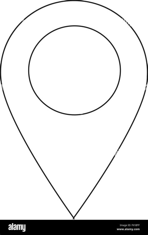 GPS Location Map Pointer Icon Stock Vector Image Art Alamy