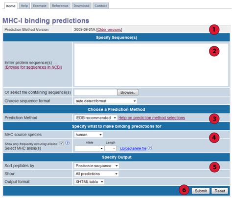Mhc I Binding Predictions