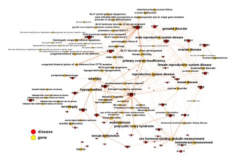 Drtarget Portfolio Target Disease Associations For Reproductive System