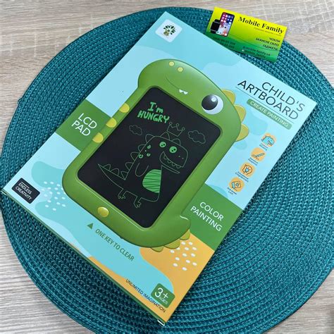 ᐉ Детский планшет для рисования с динозавром стирает одним нажатием кнопки