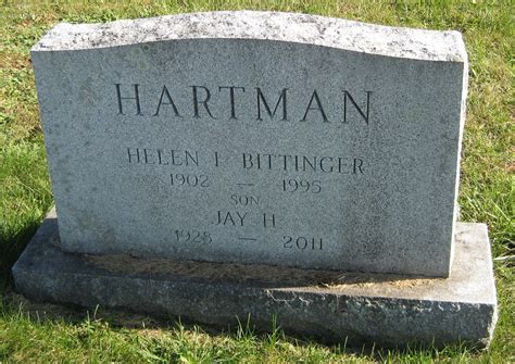 Helen Irene Bittinger Hartman 1904 1995 Find A Grave äreminne