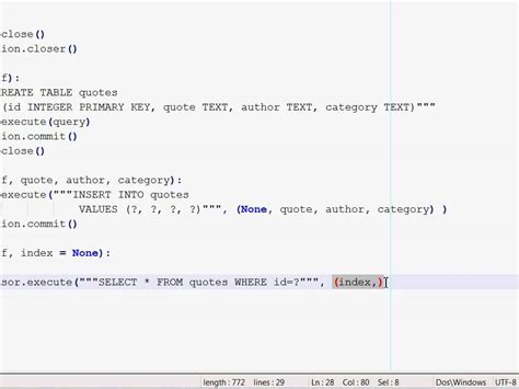 Winfortune 06 Python And Sqlite Tutorial Youtube