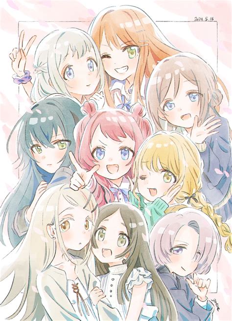Queue Girl Arimura Mao Fujita Kotone Hanami Saki Himesaki Rinami