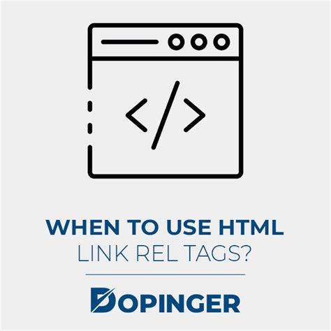 HTML Link Rel Attribute What Is It When To Use It