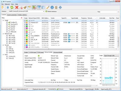 Screenshots Of Wi Fi Scanner Simple And Convenient Tool For Monitoring 802 11a B G N Ac Ax
