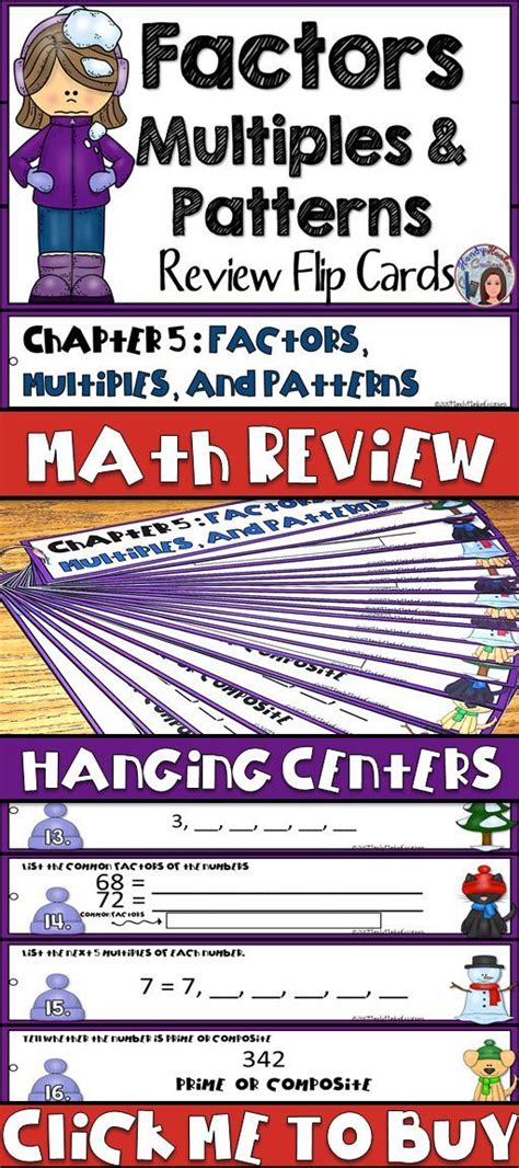Go Math 4th Grade Chapter 5 Factors Multiples And Patterns Go Math