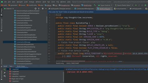 Always Error When Compile From Source Code · Issue 9916 · Signalapp