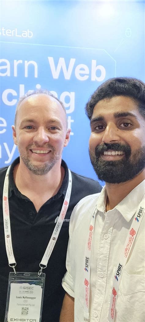 Safvan A R On Linkedin Gisec24 Pentesterlab Cybersecurity