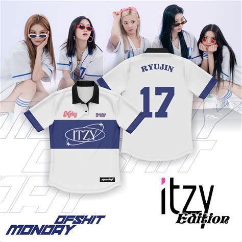 Jual KAOS ITZY JERSEY ITZY JERSEY RETRO JERSEY VINTAGE Shopee Indonesia