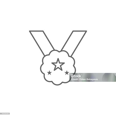 배지 미국 개요 아이콘입니다 기호와 기호는 웹 로고 모바일 앱 Ui Ux에 사용할 수 있습니다 0명에 대한 스톡 벡터 아트 및 기타 이미지 Istock