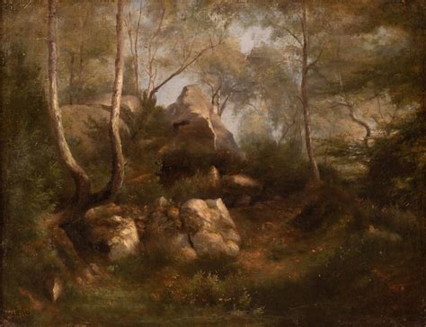 Teofilo Patini Paesaggio Con Olmi Gliubich Casa Daste