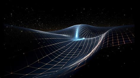 Premium Ai Image Timespace Distortion Abstract Visualization Of